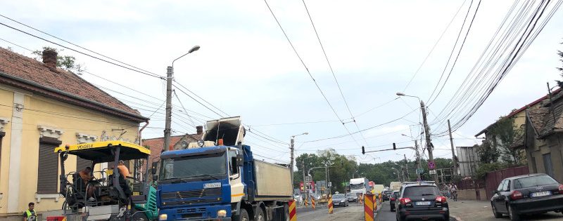 InfoTrafic. Miercuri se lucrează pe 14 de străzi din Timișoara ...