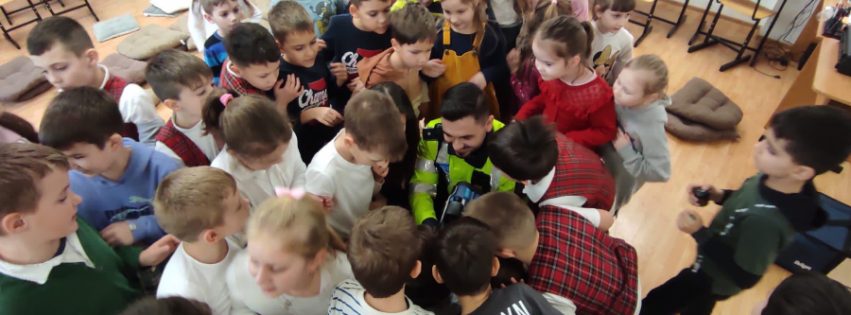 Lecții de educație rutieră pentru elevii de la Școala 30 din Timișoara ...