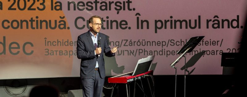 Dominic Fritz, discurs la Gala de Închidere a Capitalei Culturale ...