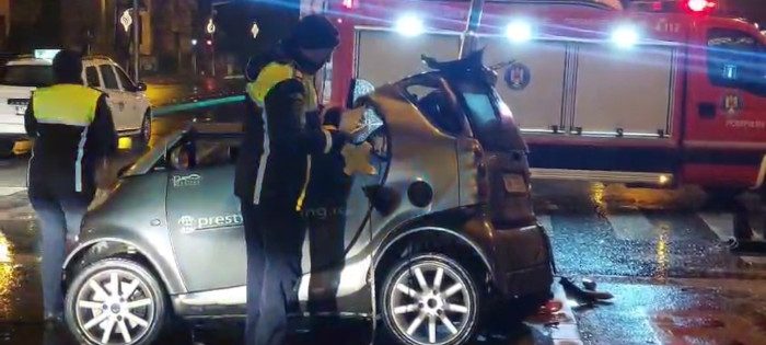Timișoara: un semafor a fost rupt de un șofer de 22 de ani pe strada ...